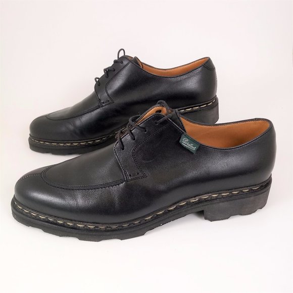 paraboot | Shoes | Paraboot 85 Black Leather Derby Shoe Veley Griff ...